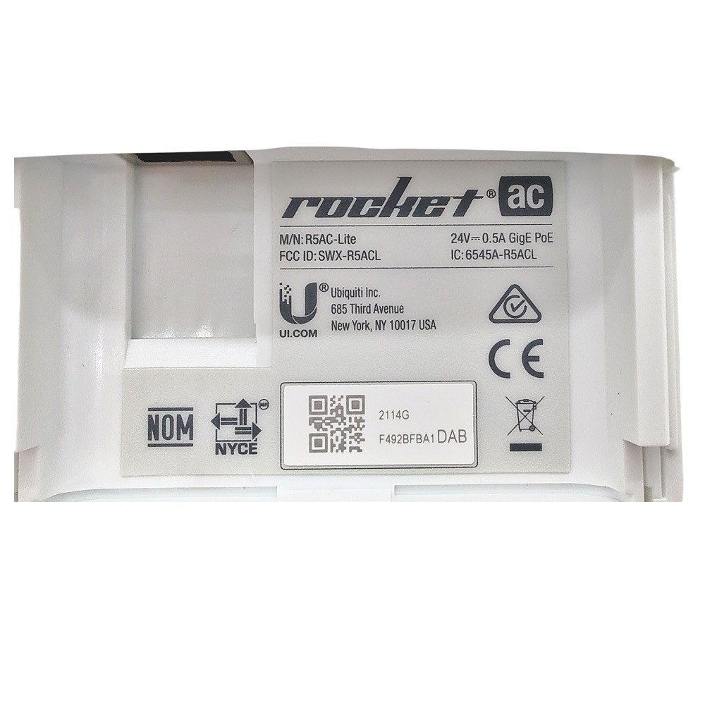 Shop Fiber | R5AC-LITE-BR 5GHZ ROCKET AC LITE AIRMAX