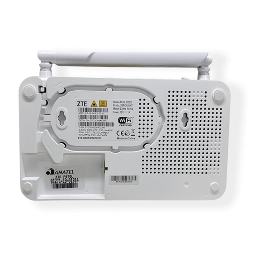 Shop Fiber | ONU ZTE F670L GPON Dual Band APC